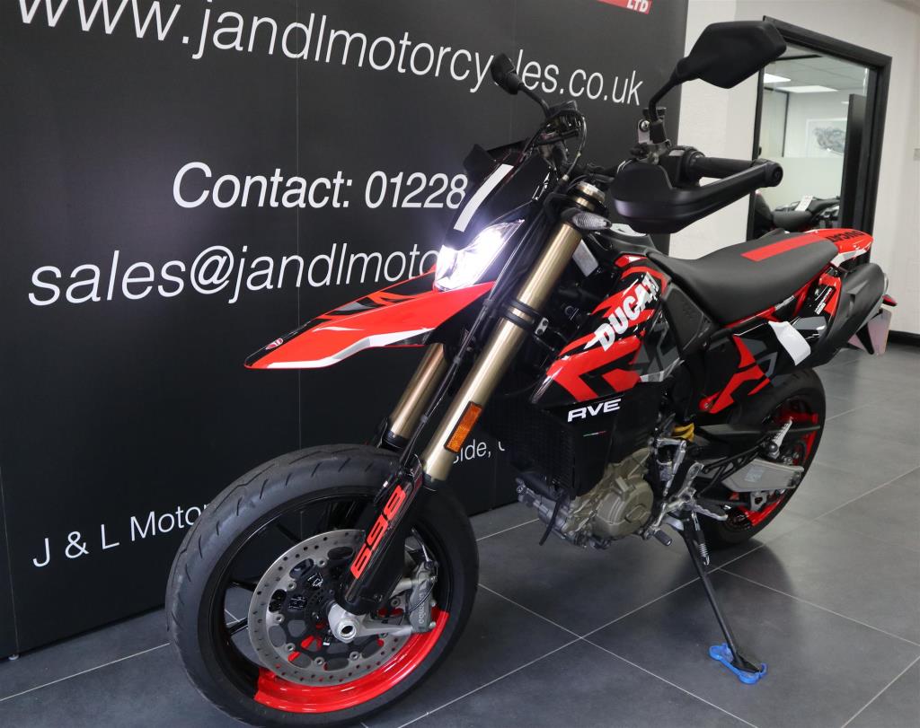 Ducati Hypermotard 698 Mono RVE. 2 Owners, Pre-Reg and 1 Private Owner - J&L Motorcycles Ltd