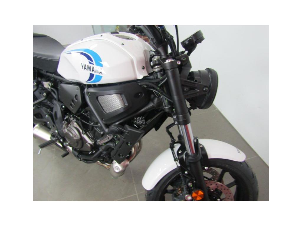 New Yamaha XSR700 ABS WHITE & BLUE - Padgett's Motorcycles