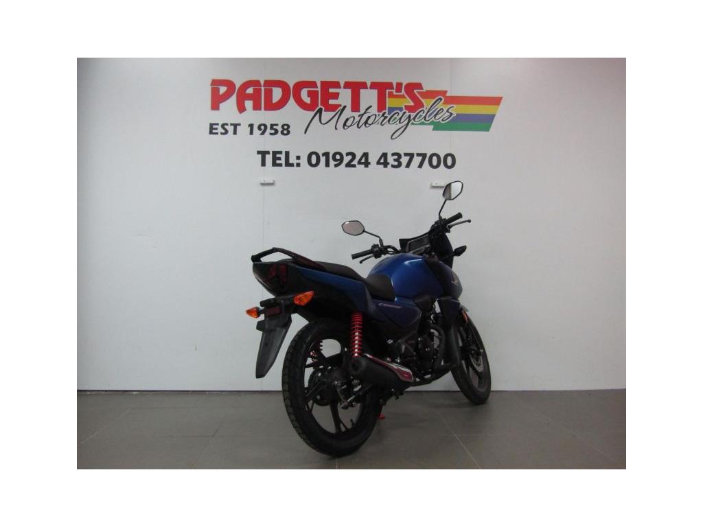 New Honda CB125F MATT BLUE - Padgett's Motorcycles